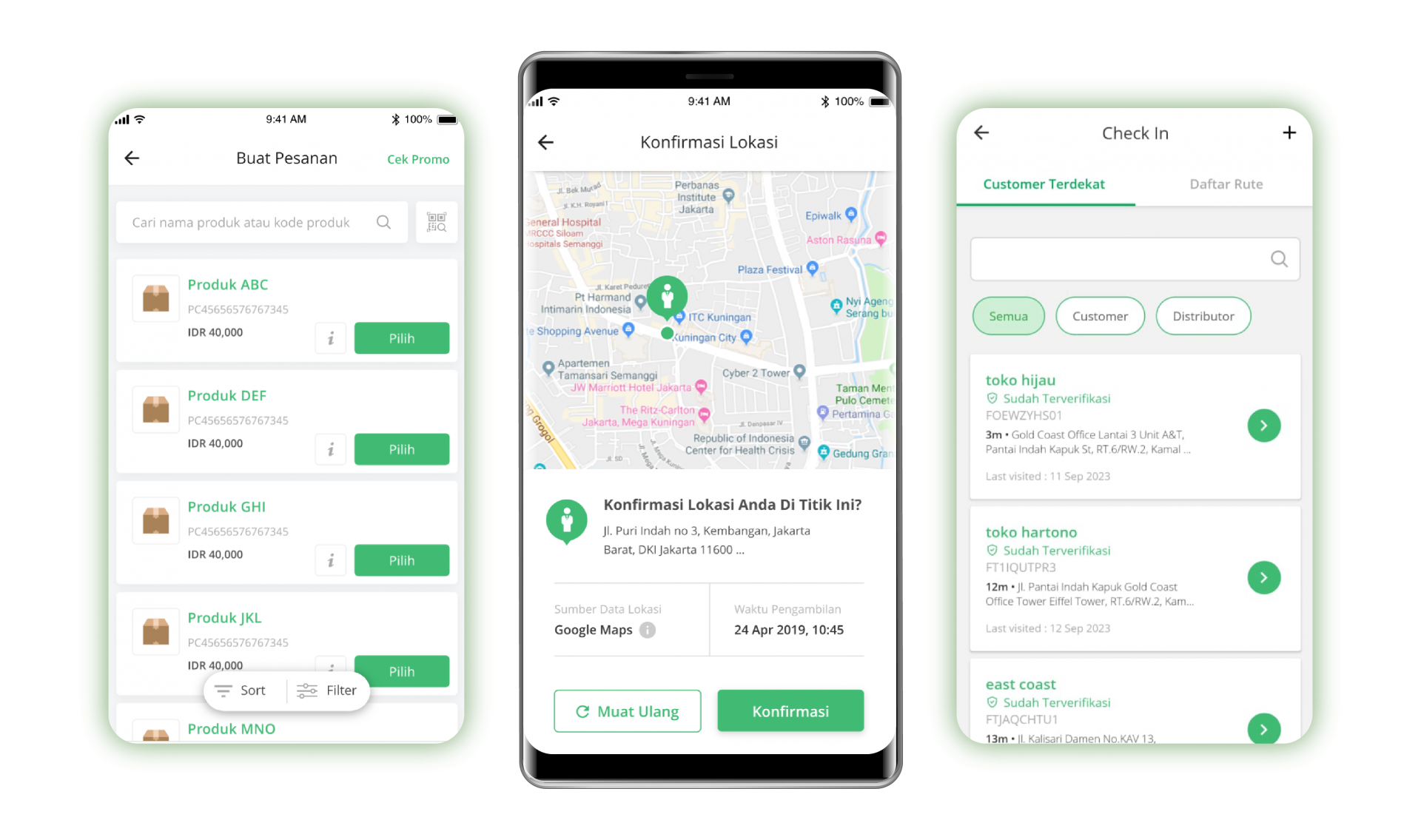 Aplikasi Sales Tracking | Distri