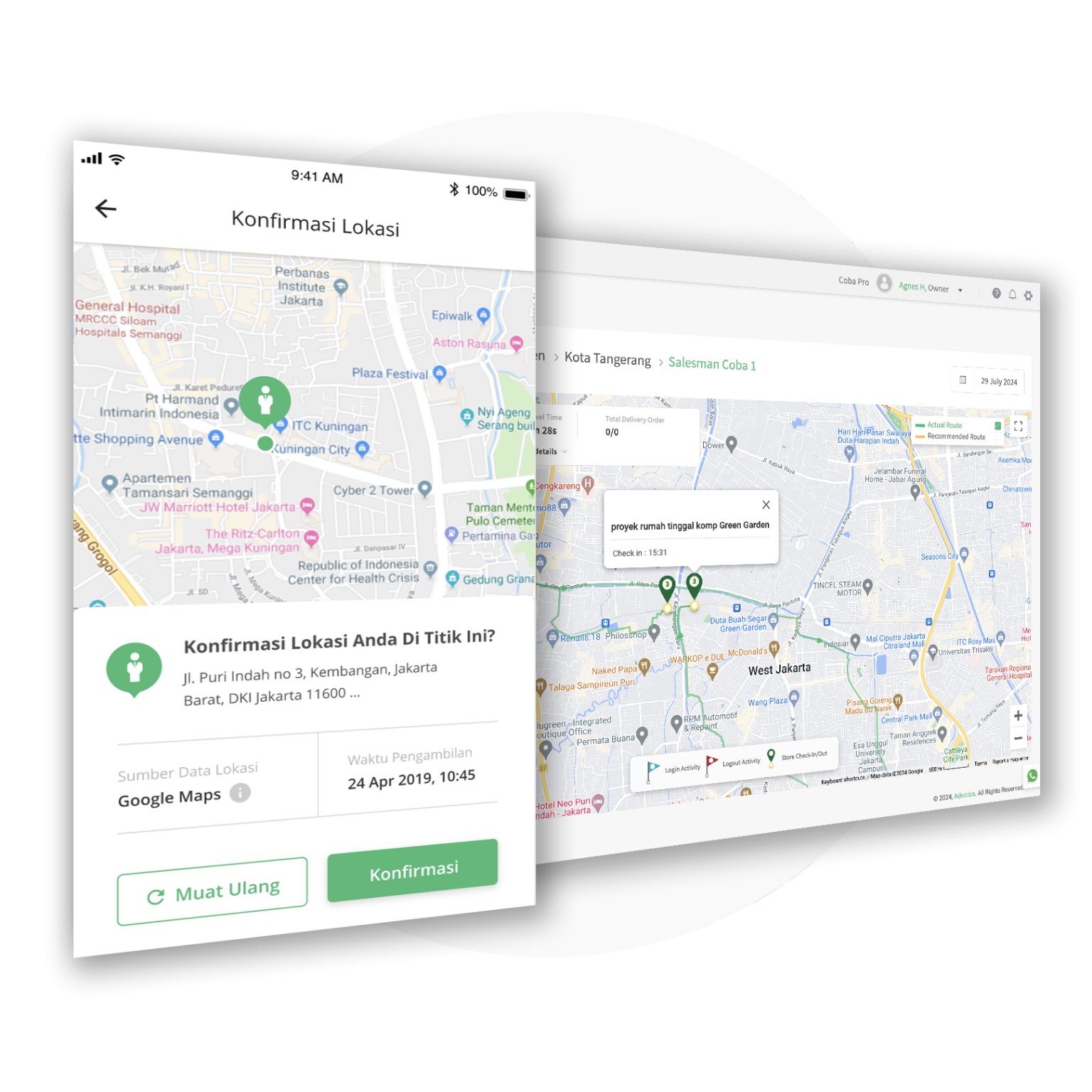 Aplikasi Sales Tracking Distri