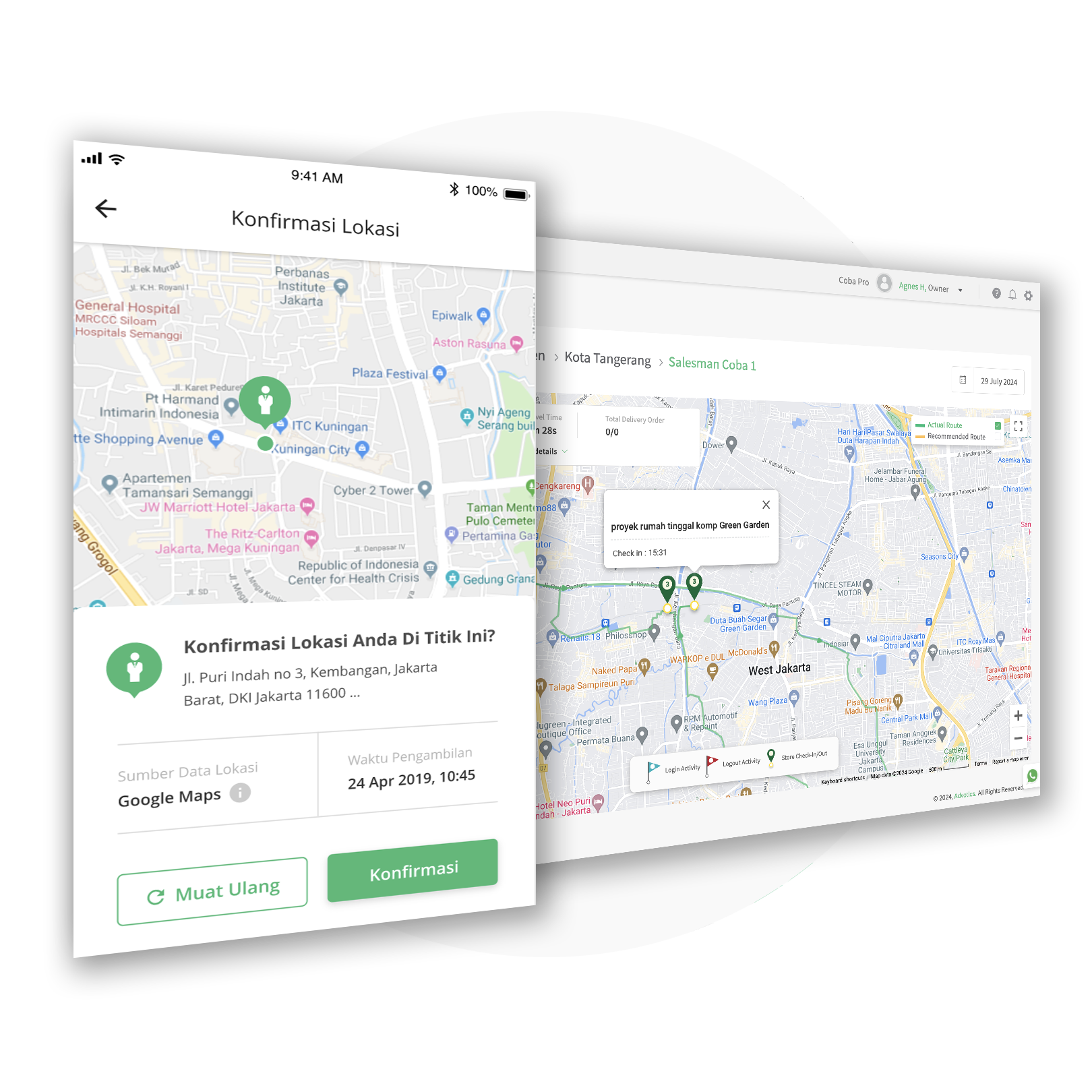 Aplikasi Sales Tracking | Distri
